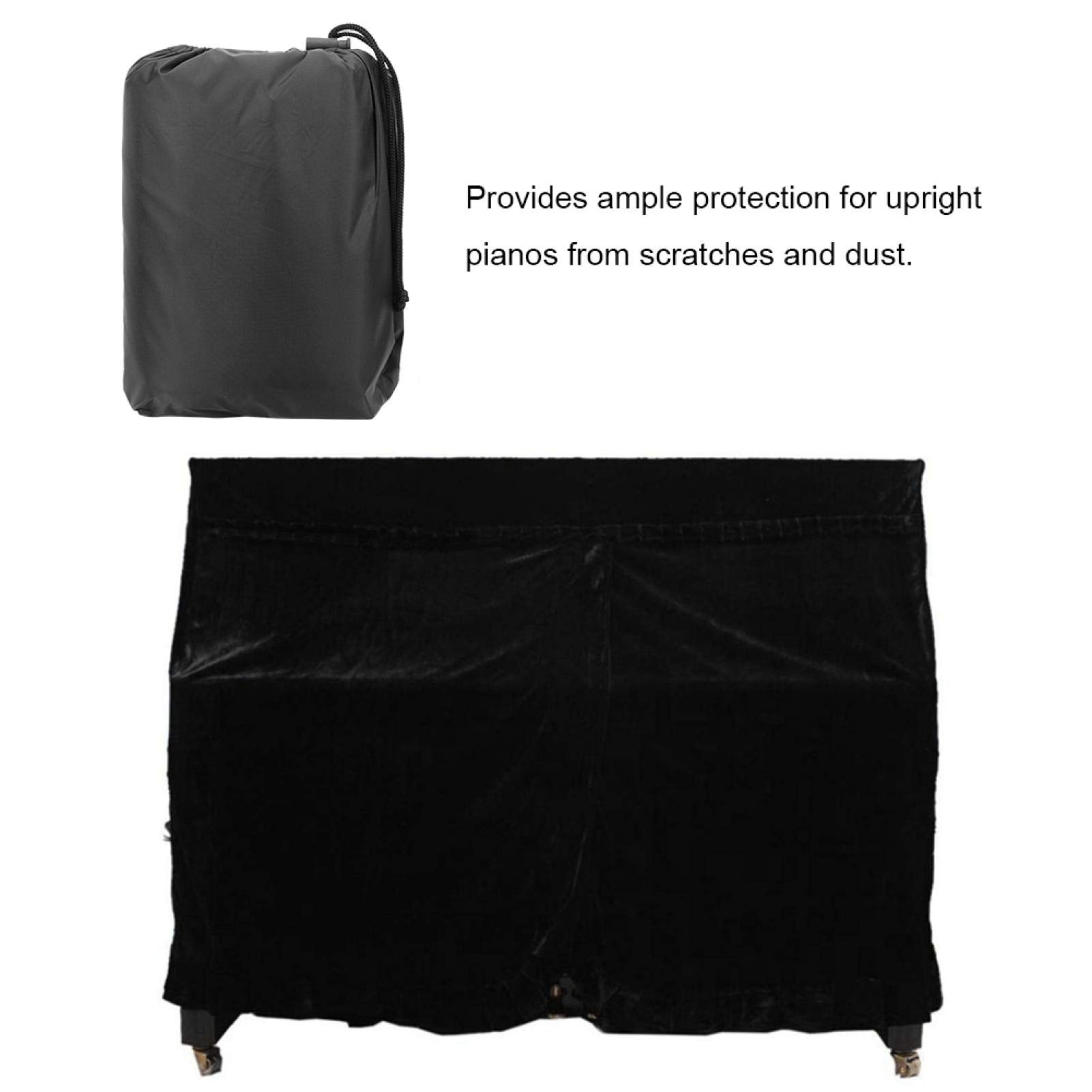 Omabeta Full Upright Piano Cover Piano Protector Waterproof for Home Storage Room, Full Piano Cover Cloth for Universal Upright Vertical Piano Upright Piano