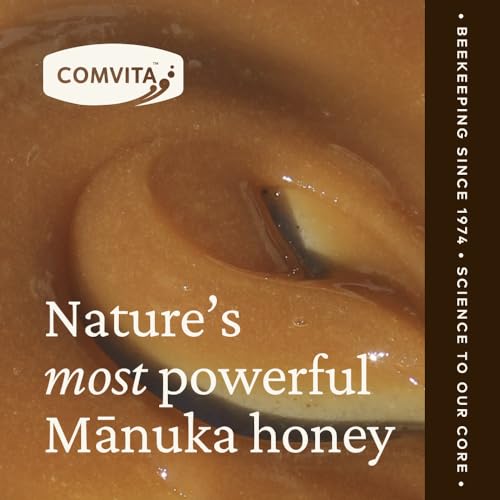 Comvita Manuka Honey (UMF 15+, MGO 514+) New Zealand’s #1 Manuka Brand | Superfood for Gut & Immune Support | Raw, Wild, Non-GMO | 8.8 oz