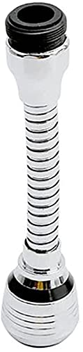 Faucet Extension Tubes,360° Water Swivel Faucet,Splash-Proof Faucet, Adjustable Tube Bathroom Extension Water Tap Kitchen Accessories