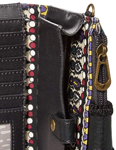Sakroots Women's, Multi One World, 7.9in L x 1in W x 4.3in H Wristlet Drop: 6.5in, Crossbody Drop: up to 23 inches