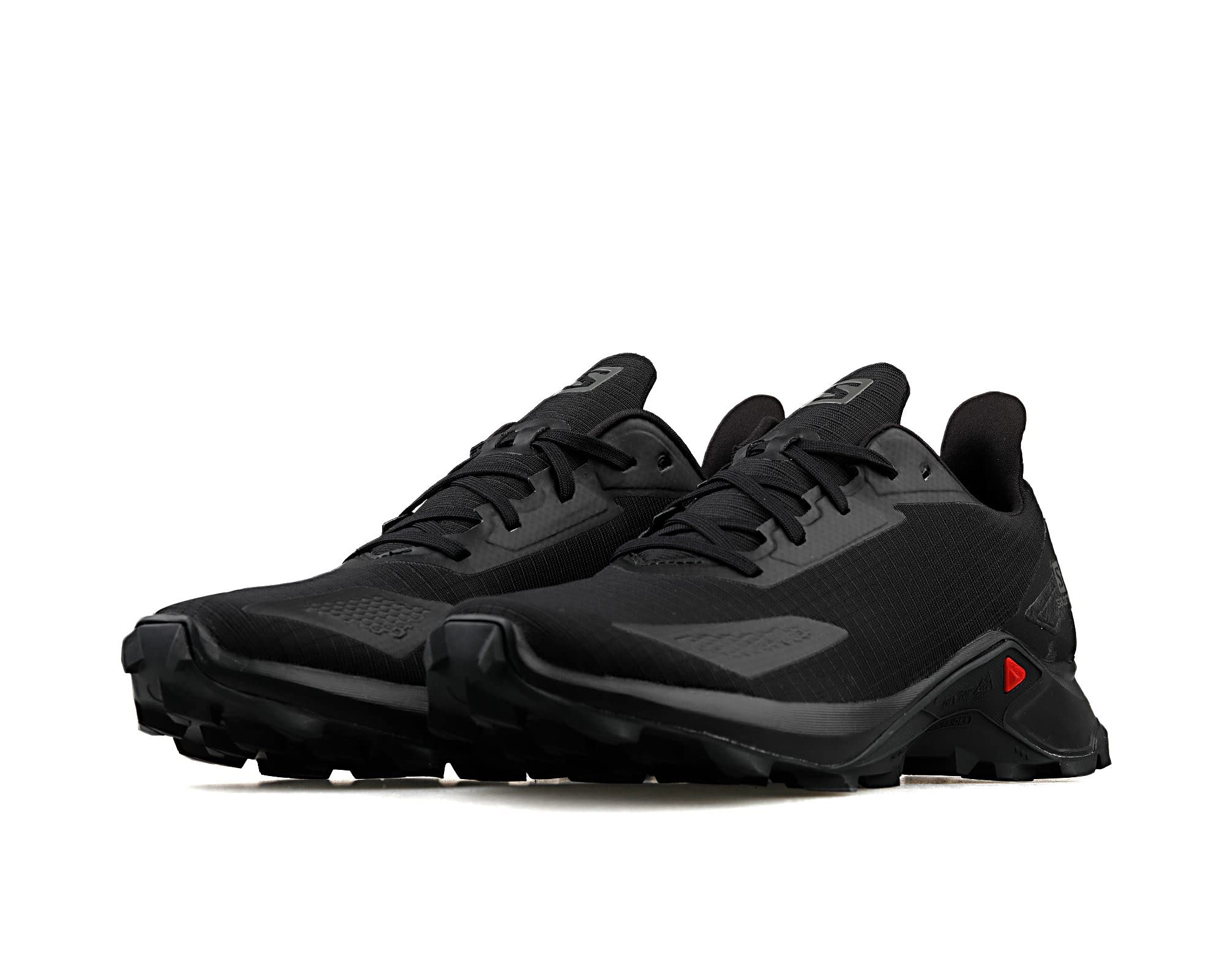 Salomon ALPHACROSS Blast Trail Running Shoes for Men Sneaker, Black/Black/Black, 8