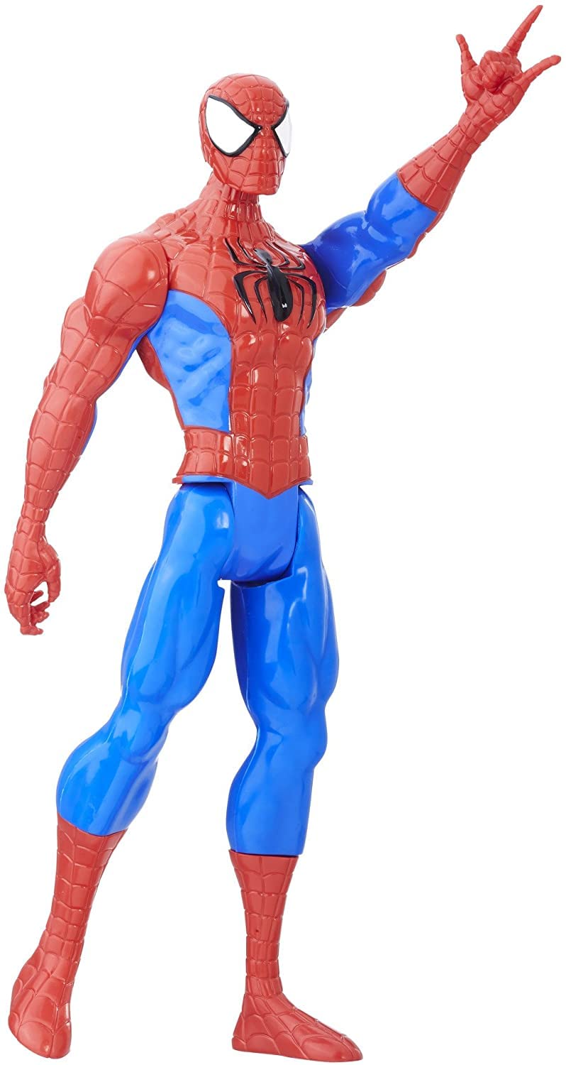 TheAvengers Titan Hero Series Spiderman 12 Inch Action Figure with FX Port, 7333SPIDER