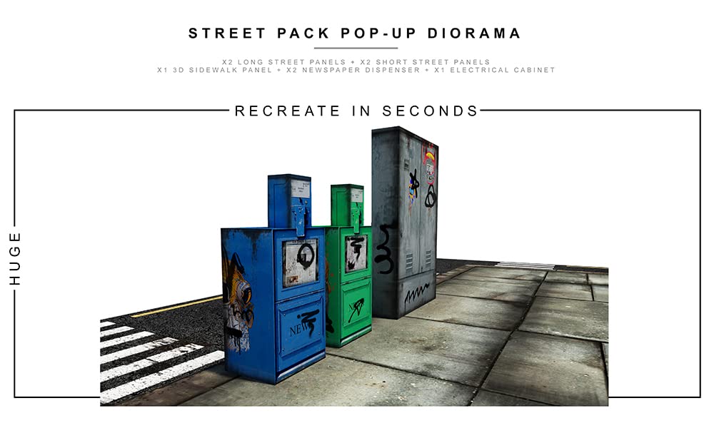 Extreme Sets Street Pack POP-UP 1/12 Scale Display Pack