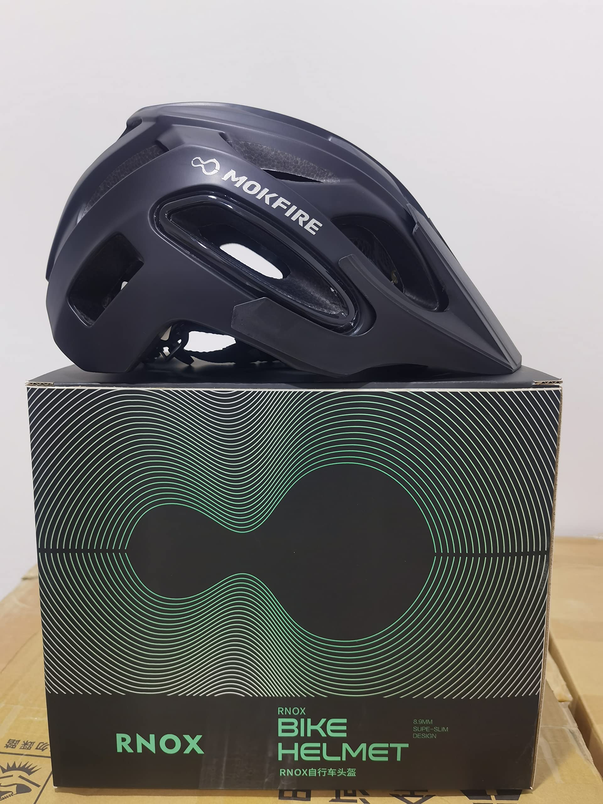 CIGNA Mountain Bike Helmet CPSC Certified for Adults Men/Women, Adjustable MTB Cycling Bicycle Helmet with Rechargeable Led Light Long Detachable Visor - Titanium