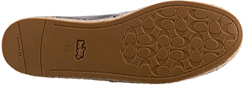 Coach Carley Leather Espadrille Black 7 B (M)