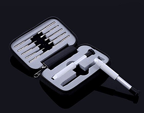 ETopLikeĀ® Screwdrivers Kit Repair Tool for Eyeglass/Glasses/Watch/Cellphone/Clock (12PCS, Travel Pocket)