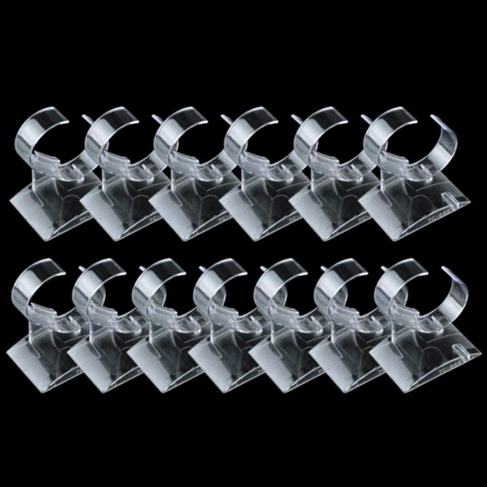 Clear Plastic Wrist Watch Display Stand Holder Rack Show (25)