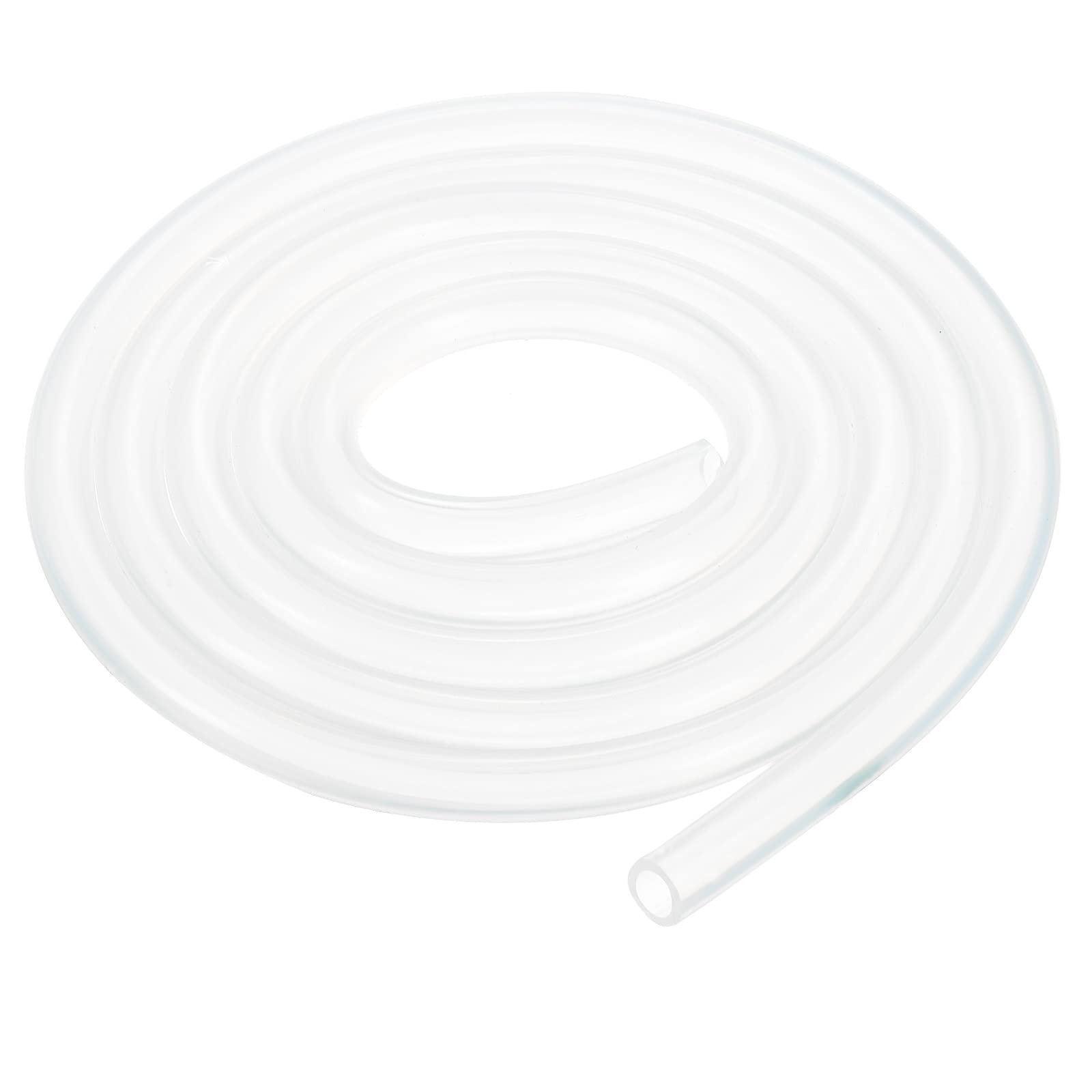 DMiotech 1/4" ID 3/8" OD 5 Feet Clear Silicone Tube, Industrial Silicone Hose, for Water Air Pump, Garden Irrigation
