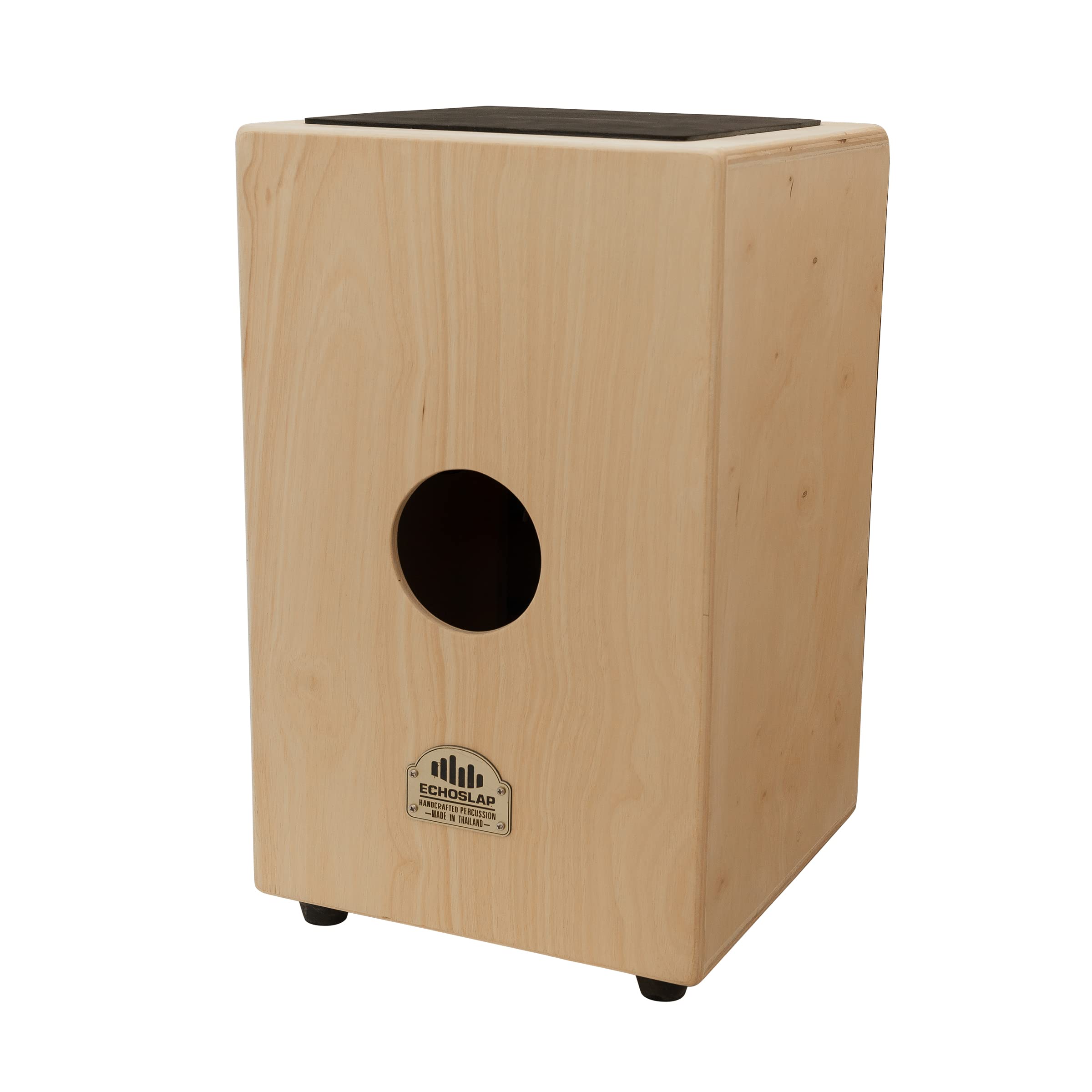 Echoslap Electric Solid Cajon - Electric Pickups, Tone and Volume Adjustment Knobs (Brazilian Rosewood)