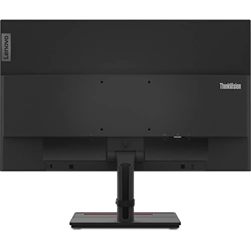 Lenovo ThinkVision S24e-20 23.8" Full HD 1920 x 1080 WLED LCD Monitor 2-Pack, 250 Nit, FreeSync, HDMI-VGA, Raven Black Bundle with Adjustable Desk Mount Monitor Stand