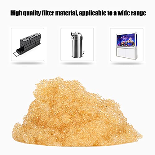 GLOGLOW Aquarium Water Softening Resin, 500ml Gh Reducing Agent Soft Water Pillow Underwater Ion Exchange Filter Fish Tank Water Softening Device