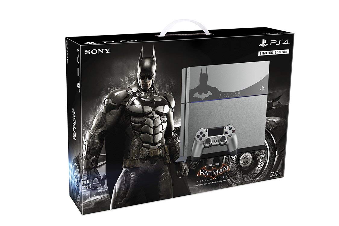 PlayStation 4 500GB Console - Batman Arkham Knight Bundle Limited Edition[Discontinued] (Renewed)