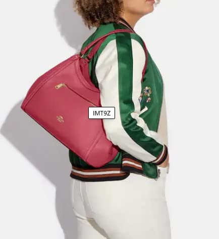 Coach Kristy Shoulder Bag Leather Strawberry Haze