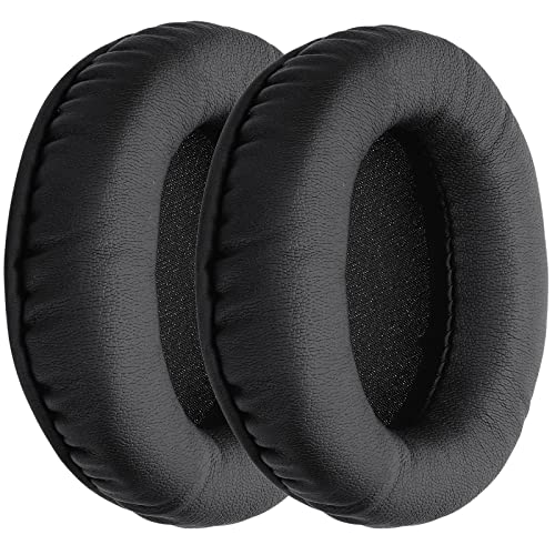 JULONGCR Cloud 2 Earpads Replacement Pad Cloud ii Ear Pads Cups Cushions Leather Muffs Covers Parts Compatible with HyperX Cloud II Gaming Headset. (Black)
