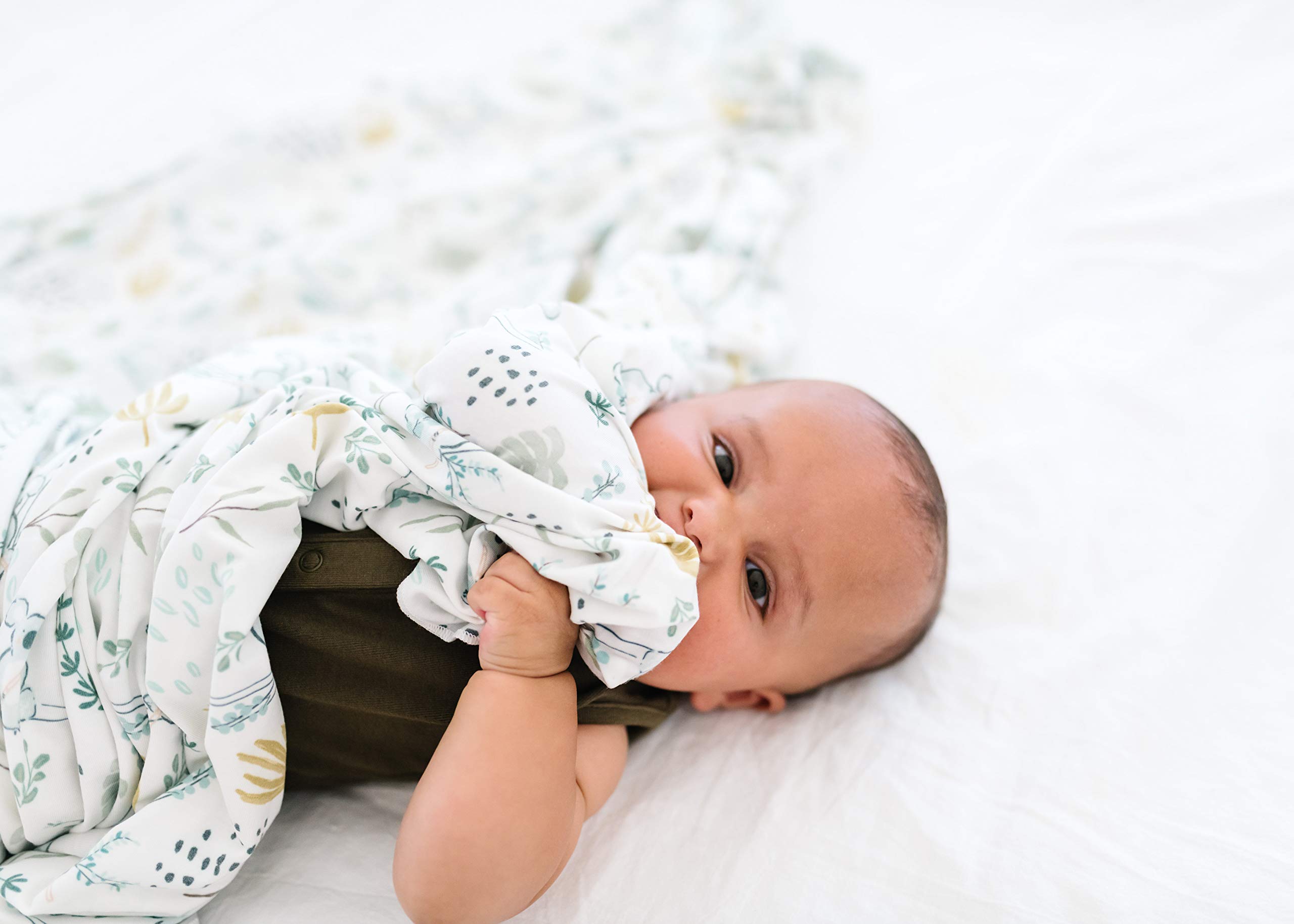 Copper Pearl Large Premium Knit Baby Swaddle Receiving Blanket Aussie