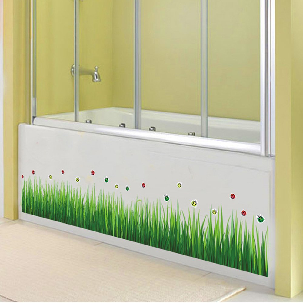 Wall Stickers Removable Decals Wall Decor Decorative for Children Kids Living Room​ (Grass)
