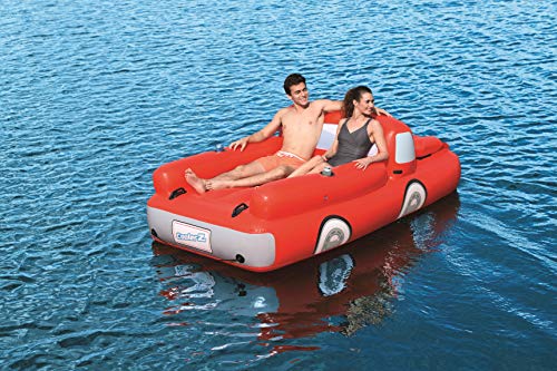 Bestway Big Red Truck Swimming Island 280 x 149 cm