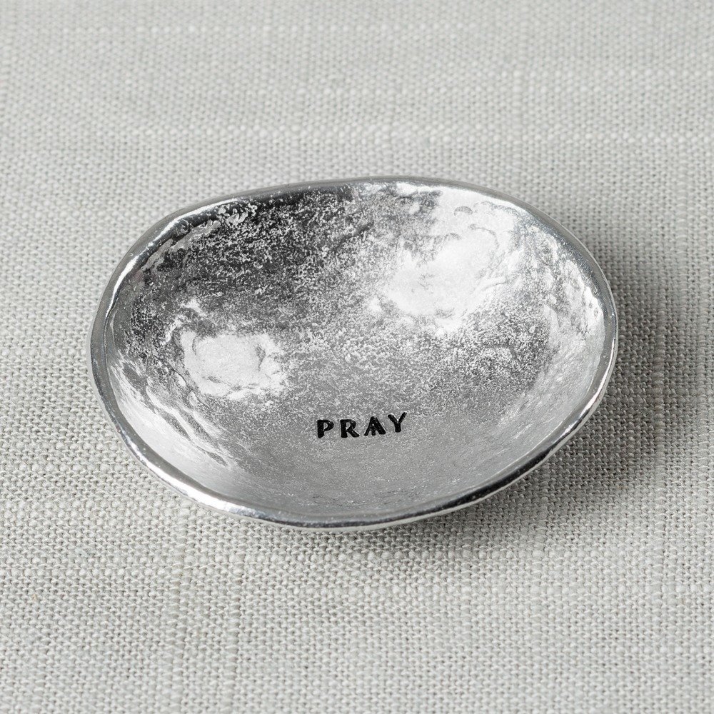 Cathedral Art Metal Pray Pewter Dish