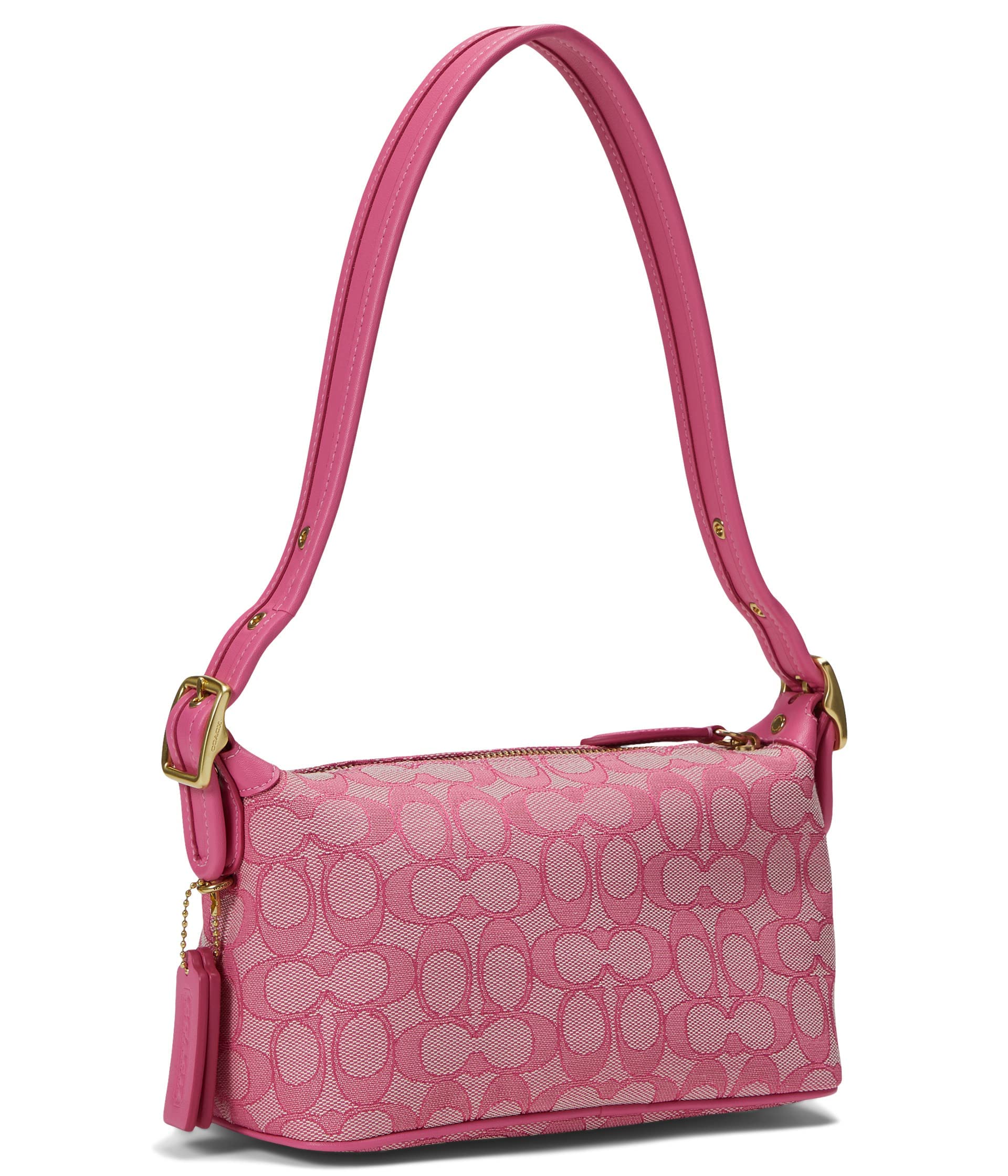 COACH Signature Jacquard Demi Bag Petunia Petunia One Size