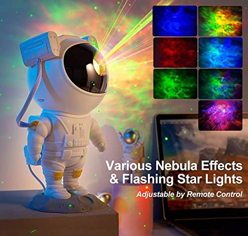 SFOUR Star Projector Galaxy Night Light,Kids Room Decor Aesthetic, Adjustable Head Angle,Gift for Kids Adults Home Party Ceiling Decor Christmas Gift (Astronaut)