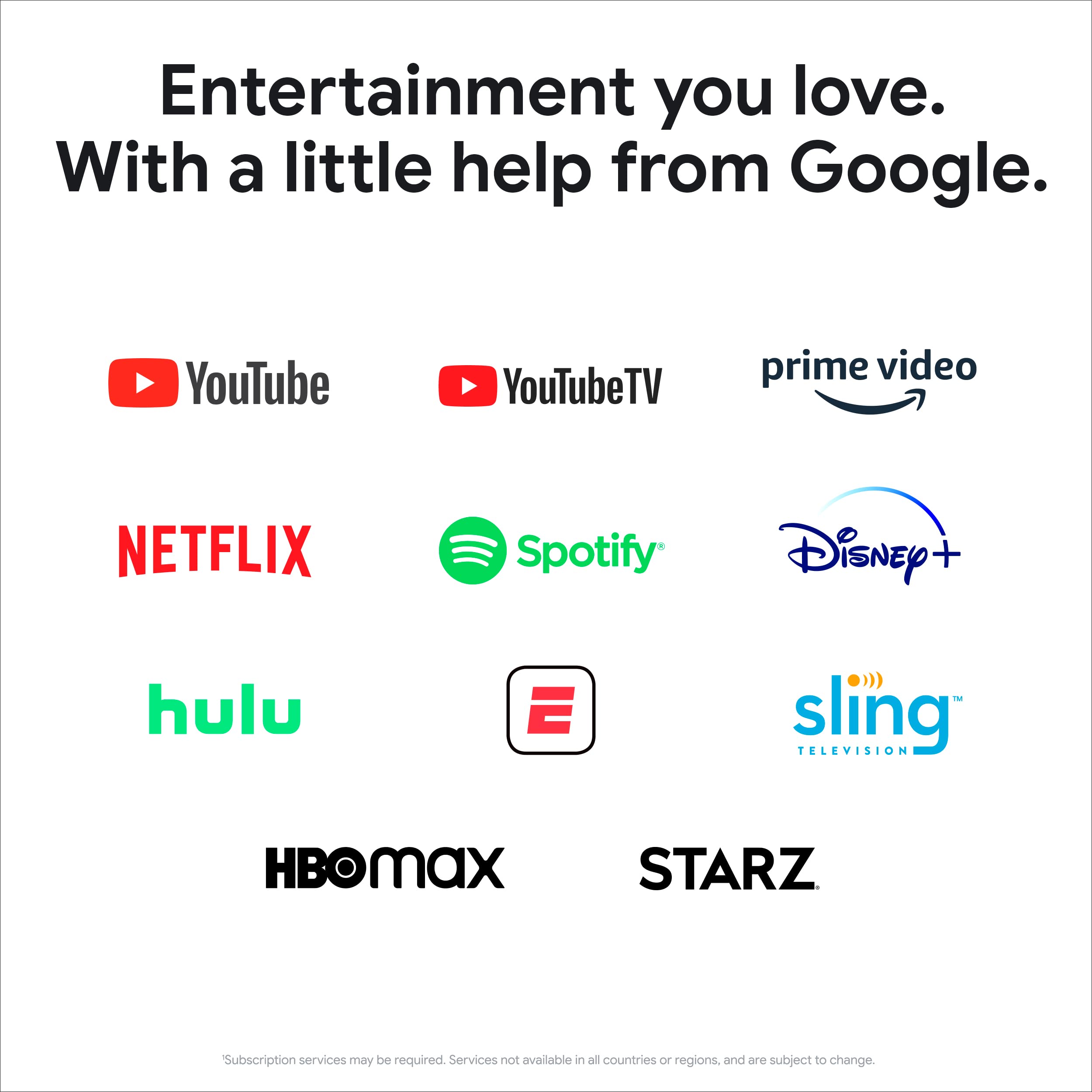 Chromecast with Google TV Watch Movies, Shows, and Live TV in 4K HDR - Snow (Renewed)