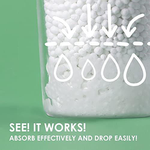 Pureegg Moisture Absorbers for Closet - 8 Packs - 10.6 Oz, Fragrance-Free Dehumidifier for Closet, Efficient Humidity Absorbers for Laundries, Kitchens, Basements