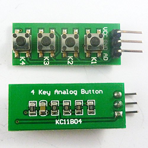 eletechsup AD Keypad 4 Accessory Board Matrix Buttons Controlled ADC Port Keyboard (4)