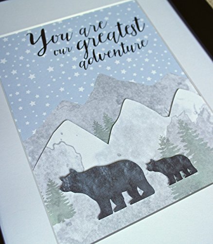 You Are Our Greatest Adventure Nursery Decor, Baby Boy Woodland Nursery Art Print