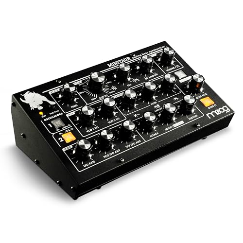MOOG Minitaur - Analog Bass Synthesizer Module with Headphone Amp, 128 Presets, Software Editor