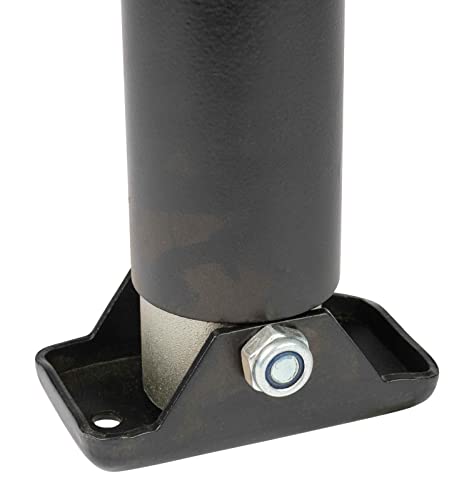 Mytee Products A Frame Trailer Jack - 2000 lbs Capacity, Black | Heavy-Duty Top Wind Tongue Jack - Ideal for RV, Utility, Boat & Marine Trailers