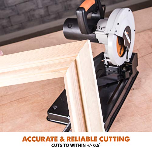 Evolution Power Tools RAGE4 7-1/4-Inch TCT Multipurpose Cutting Chop Saw
