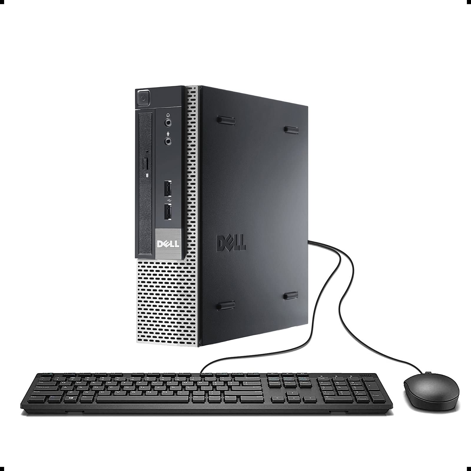 Dell OptiPlex 990 USFF Desktop Computer PC, Intel Quad Core i7-2600S up to 3.8GHz, 16G DDR3, 256G SSD, WiFi, BT, DP, VGA, Windows 10 Pro 64 Bit-Multi-Language Supports English/Spanish/French(Renewed)