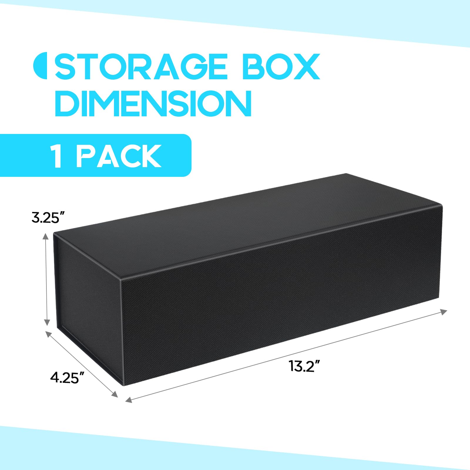 Trading Card Storage Box, Top loader Storage Box, Trading Card Holder Topload Hobby Box for 800 Count Cards - 1 PACK