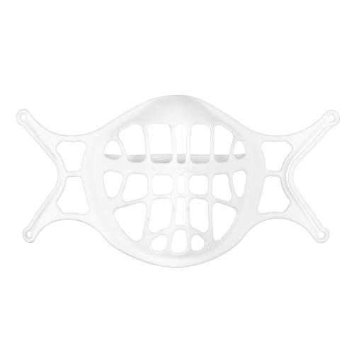 FZAI 3D_Mask_ Bracket Silicone_Mask_Bracket Face Bracke, Face_masks_Inner Support Frame Protect Nose and Mouth,Reusable Nose Breathing Smoothly,plus 1PCS Door Opener