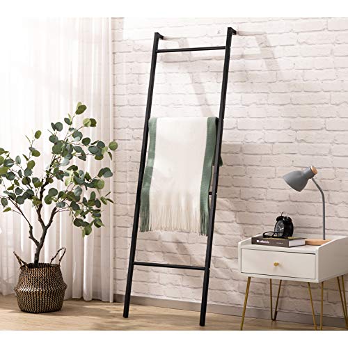 Marble Field Square Standing Towel Rack, 4-Layer Metal Towel Rack, Wall Storage Rack, Bathroom Decoration, Black