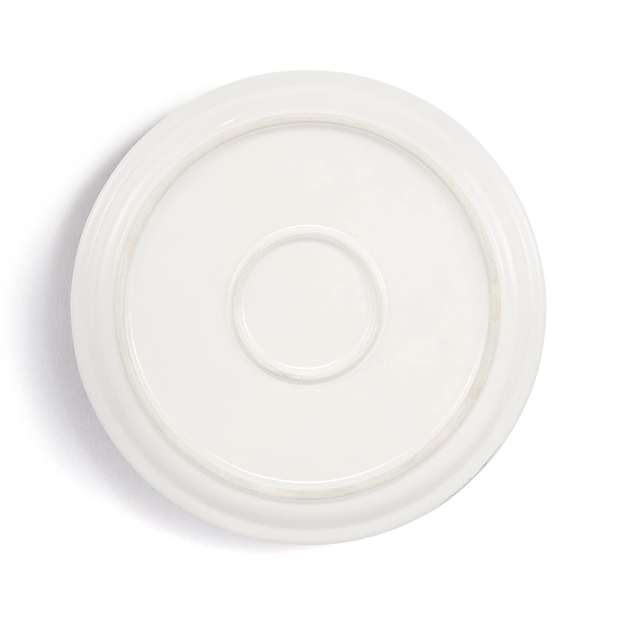 DEMDACO Always and Forever Gold Rimmed 10 inch Stoneware Giving Dinner Plate Platter