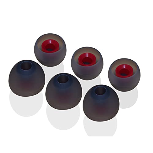 GSHLLO 36 PCS Silicone Earbuds Covers Caps Ear Tips Eartips Replacement Earpads for Ear Headphones