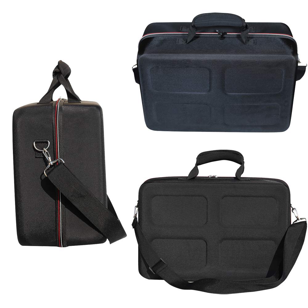 Traveling Storage Bag for PS5, Carrying Case for Sony Playstation 5 Console, Shockproof Scratchproof Hard Handbag, Store PS5 Controller, Pulse 3D Headset, and More Gaming Accessories (Black)