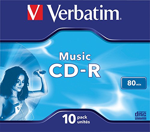 Verbatim CDR 80 Audio 10 Pack J/Case (16x)