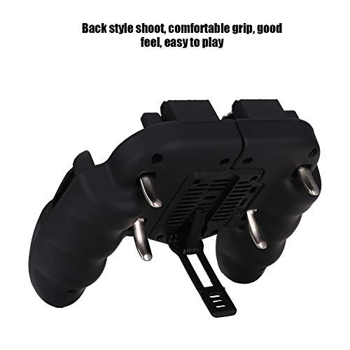 FASJ Mobile Phone Gamepad, Mobile Gaming Handle, Mobile Phone Game Controller with Fan, Protect Mobile Phone for Home