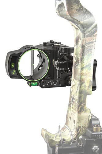 Burris Optics Oracle 2 Rangefinder Bow Sight, Built in Range Finder Measures Exact Distance, Calculates Perfect Aim/Drop Point, Adaptable Right or Left Handed Mount