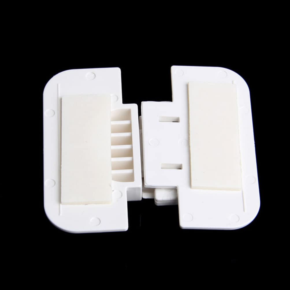 DOITOOL Refrigerator Latch Refrigerator Lock Fridge Freezer Door Lock Latch Catch to Keep Door Closed, No Tools Required and Easy Installation Refrigerators with Damaged Sealing Strips