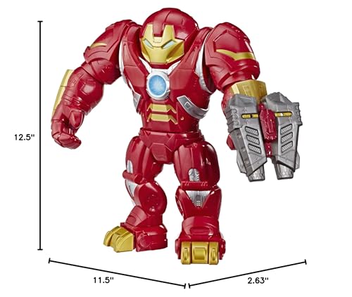 Playskool Heroes Mega Mighties Marvel Super Hero Adventures Hulkbuster, Collectible 12-Inch Action Figure