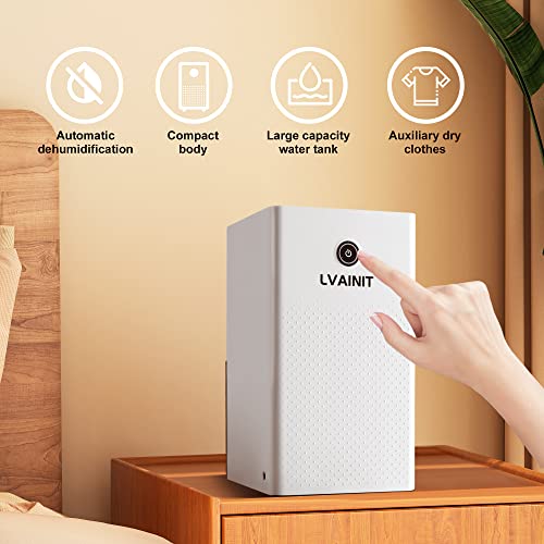 Dehumidifiers, 35 oz Dehumidifier for Home, 280 sq. ft Small Dehumidifiers for Basement, Bedroom, Bathroom, Indoor, Closet, RV, Quiet with Auto Shut Off