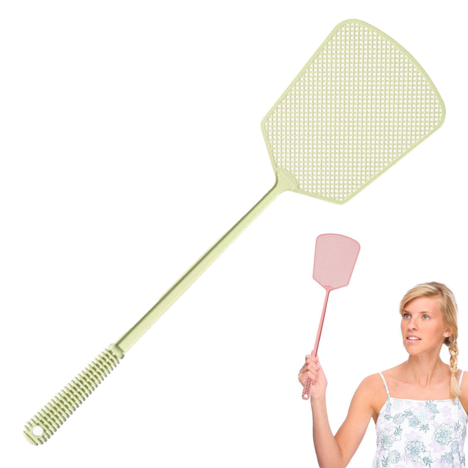 Generic Long Handle Fly Swatter - insectt Swatters | insectt pestt Control Swatters | Multi-Functional Fly Catcher | Indoor Flyswatter Long | Fly Swatters for Home Indoor Outdoor Classroom
