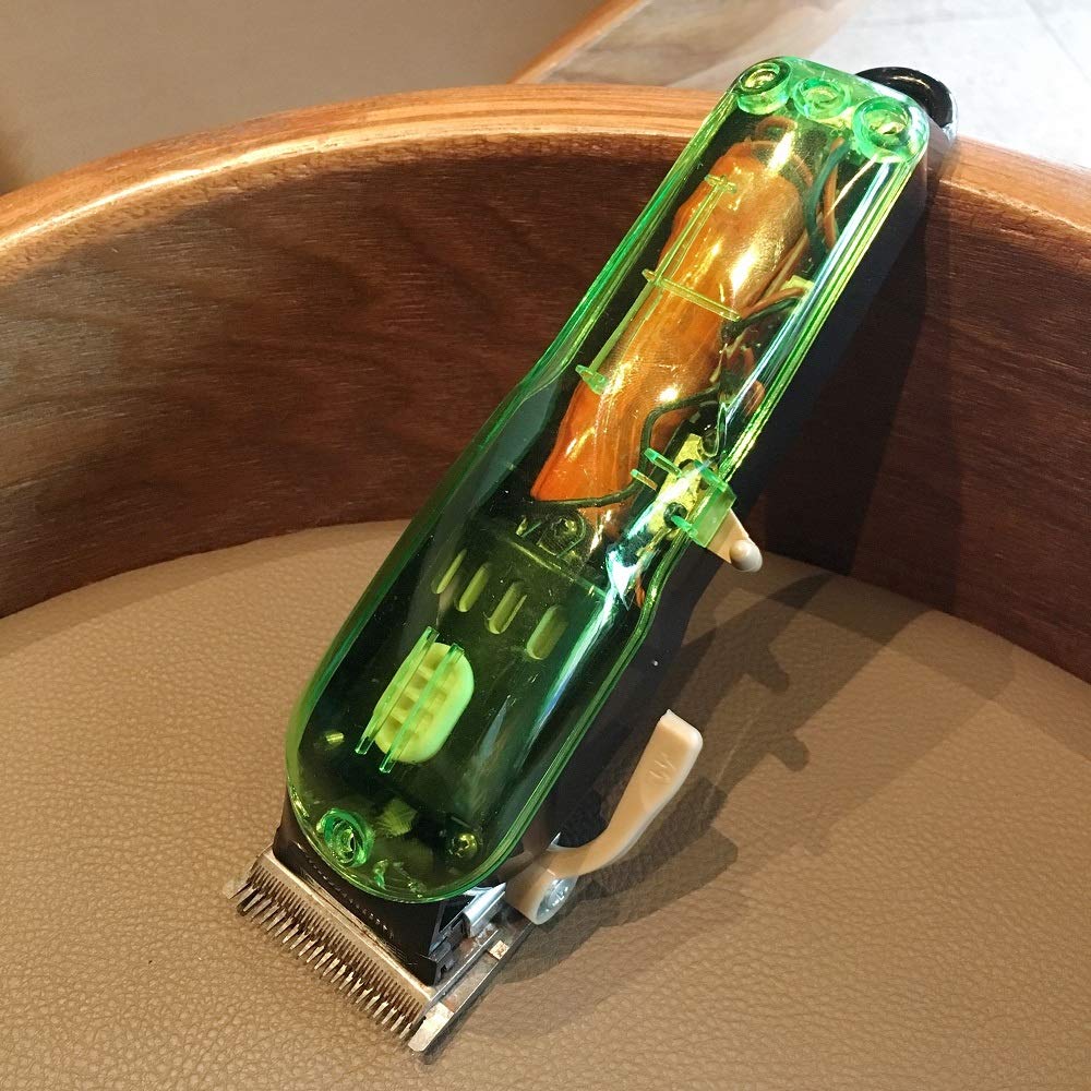 Clear DIY Back Housing, Transparent Back Cover for 5-Star Series Cordless Magic Clipper #8148 (Trasparent) … (Green)
