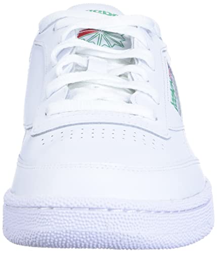 Reebok Men's Club C 85 Fashion Sneaker, white/green, 11 M US