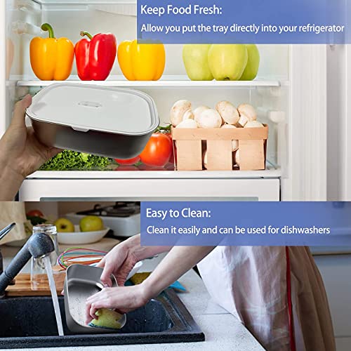 CocoBela Electric Lunch Box Food Heater, Portable Food Warmer with Removable 304 Stainless Steel Container, Dishwasher Safe, Suitable for Home and Car Use
