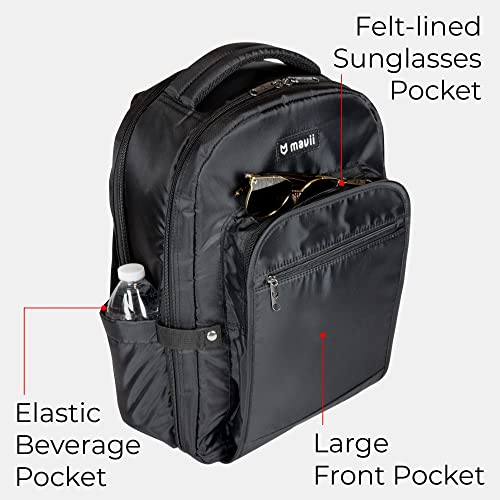 Mavii - The Convention Backpack - 17 inch Suitcase-style Dance Backpack, Versatile Travel Gear, Black