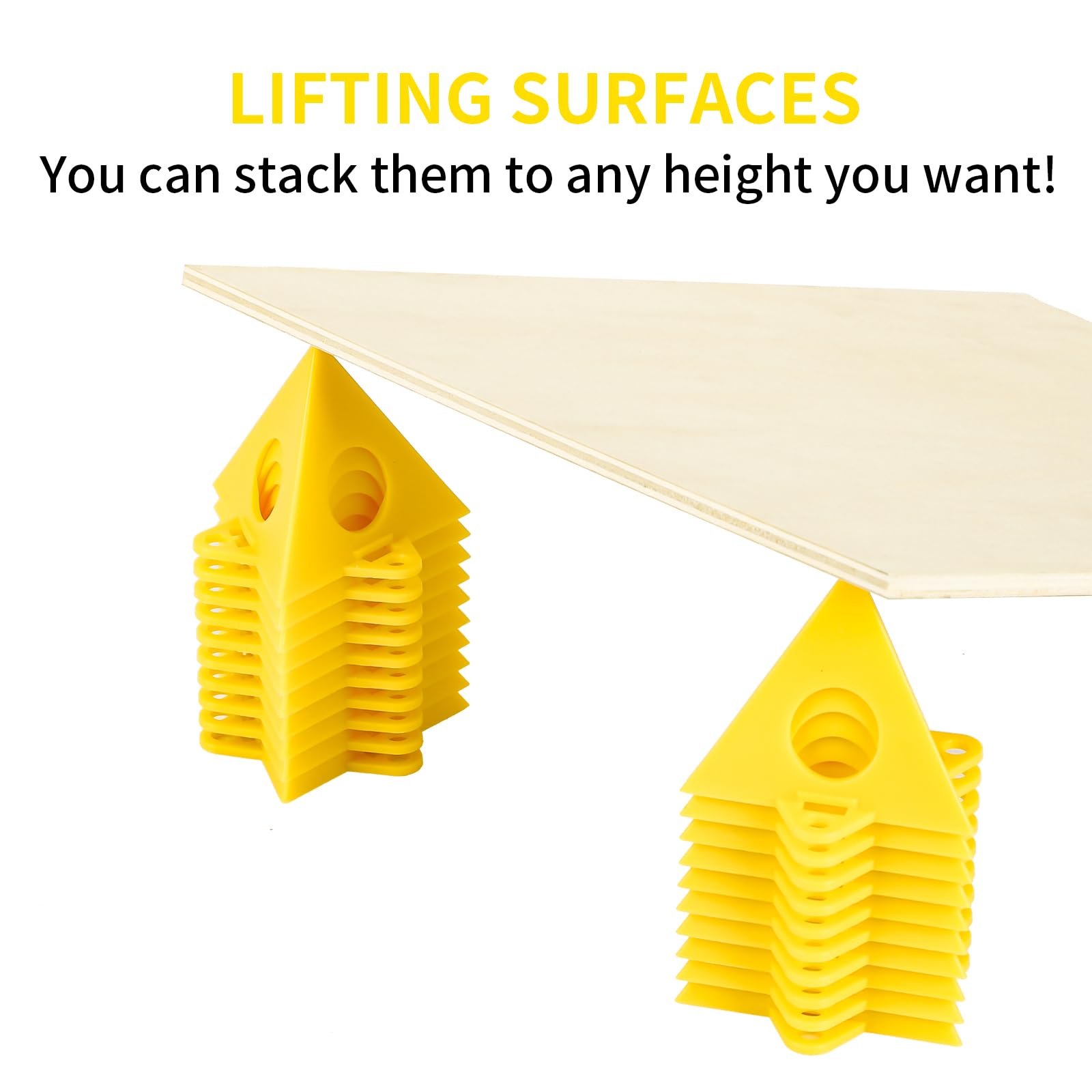 FDKJEJC 36pcs Paint Triangle Stands,Painters Pyramid Stands,Paint Stands for Painting,Mini Cone Paint Stands for Cabinet and Door Risers Support